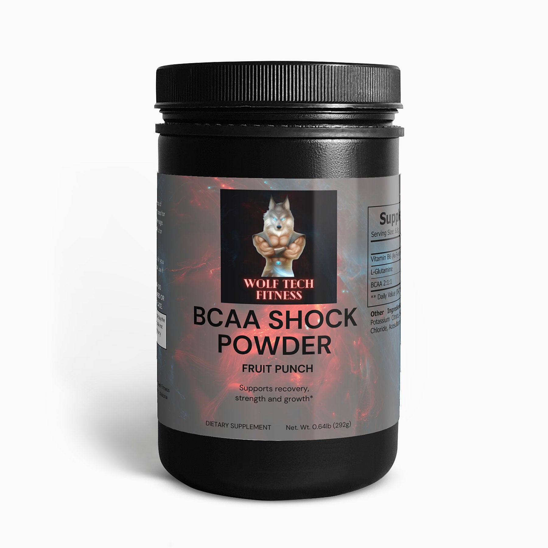 BCAA Shock Powder (Fruit Punch) – Wolf Tech Fitness